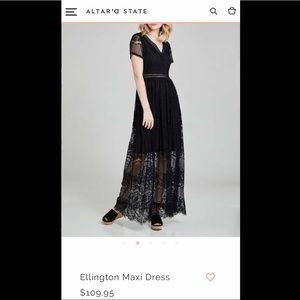 Altar'd State | Dresses | Alterd State Black Lace Dress | Poshmark